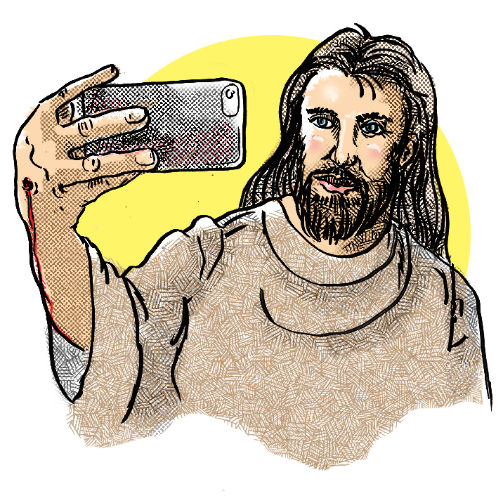 inktober52: selfie – josh pincus is crying
